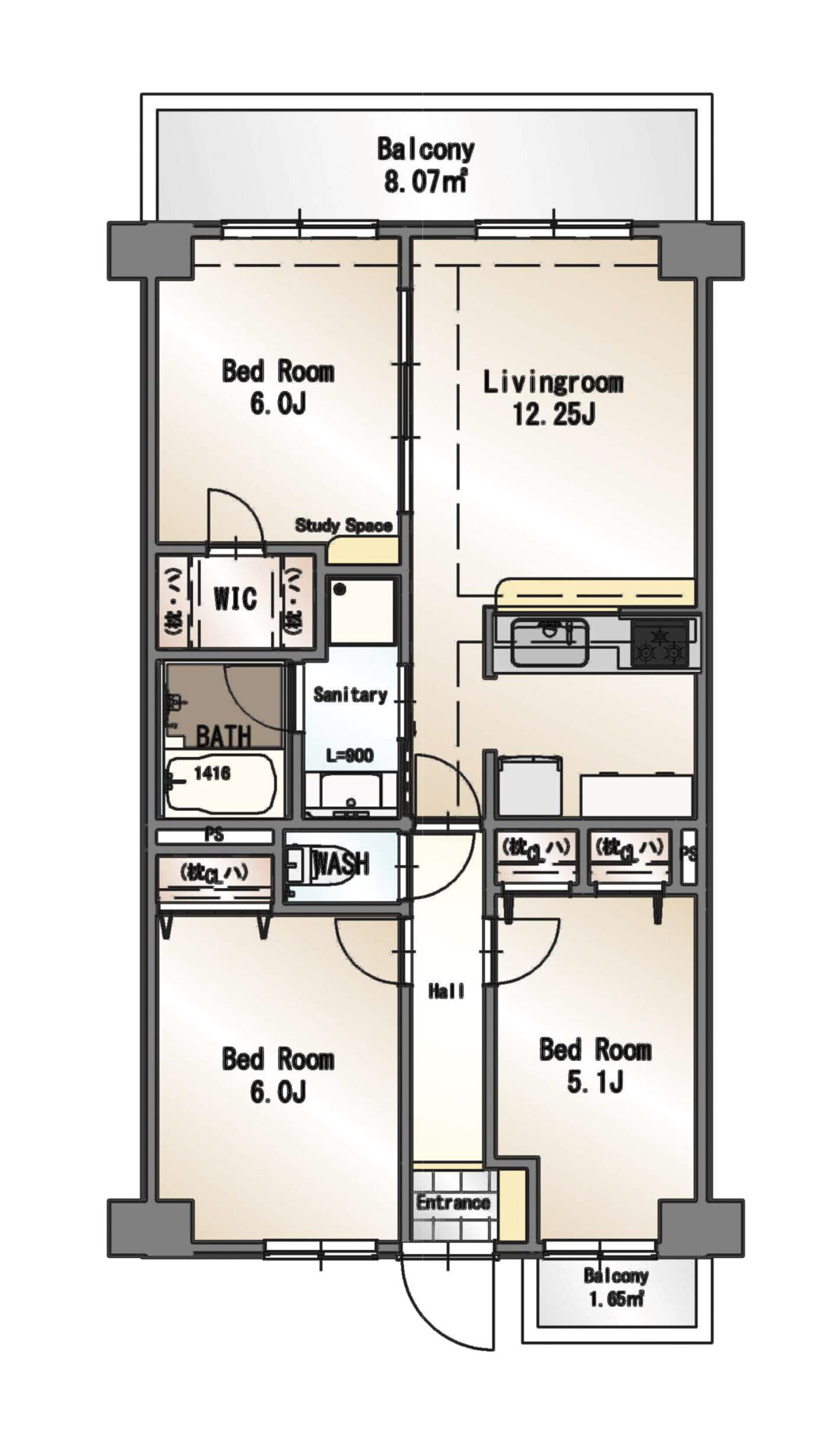 [予算650万]築28年のマンション(65平米/3LDK)をリノベーション！ジャパンディスタイルの内装&家事ラクで叶えるコンパクトリッチな暮らし！ – 大阪のマンションリノベーション専門店 ...